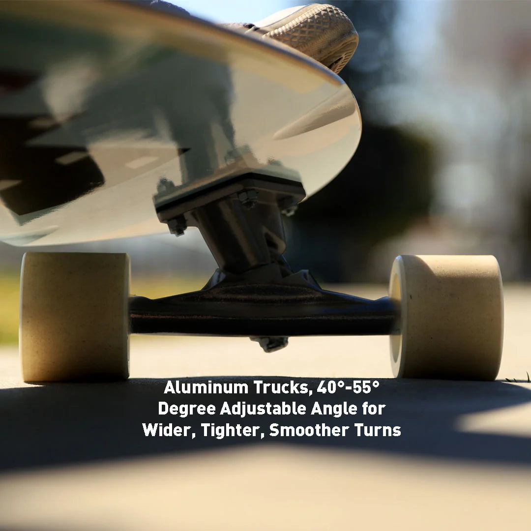 Empire Cruiser Skateboard w/ Surfskate Trucks – Go Ebikes