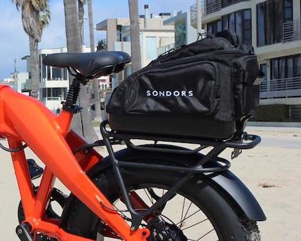 Accessories: SONDORS Fold, Fold X, Fold XS Fenders, Rack + Bag Kit ...